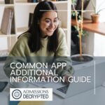 How to Use the Common App Additional Information Section - Admissions ...